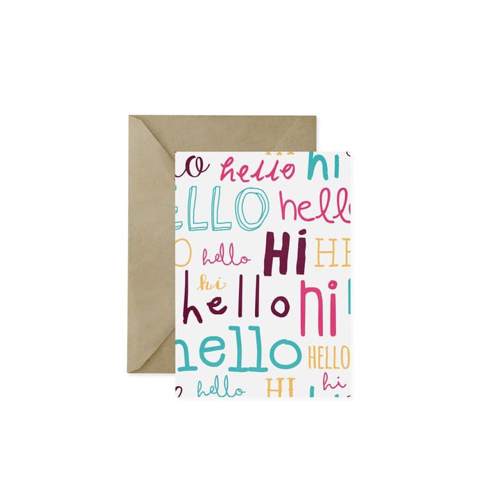 Jual Kartu Ucapan / Greeting Card - Hello Hi | Shopee Indonesia