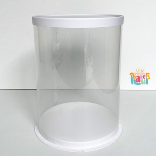 Jual Cake Box Bulat Transparan / Box Kue Bulat Mika Transparan / Round ...