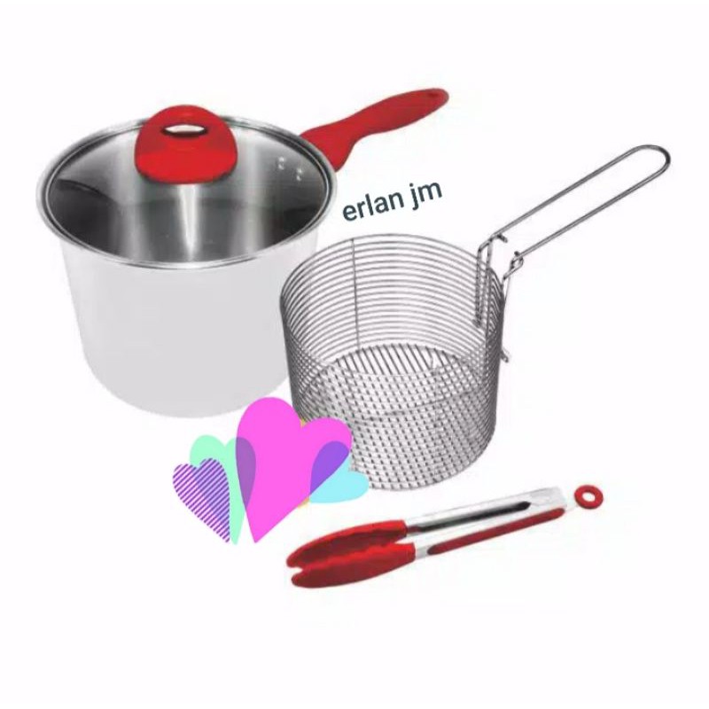 Jual PANCI/PENGGORENG SUPRA DEEP FRYER STAINLESS 20,CM FREE CAPITAN ...