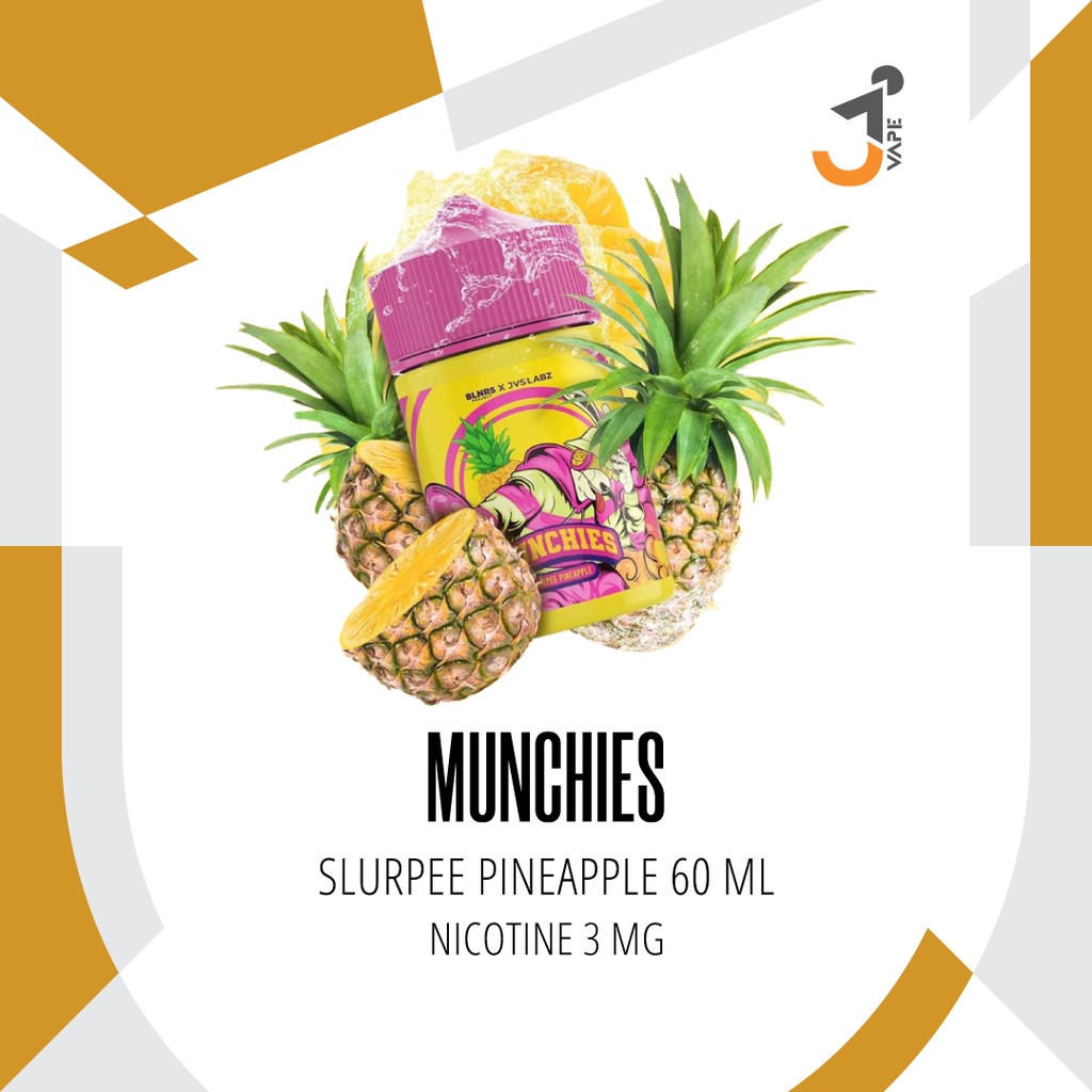 Jual MUNCHIES V5 SLURPEE PINEAPPLE 60ML BY BLNRS X JVS E-LIQUID ...