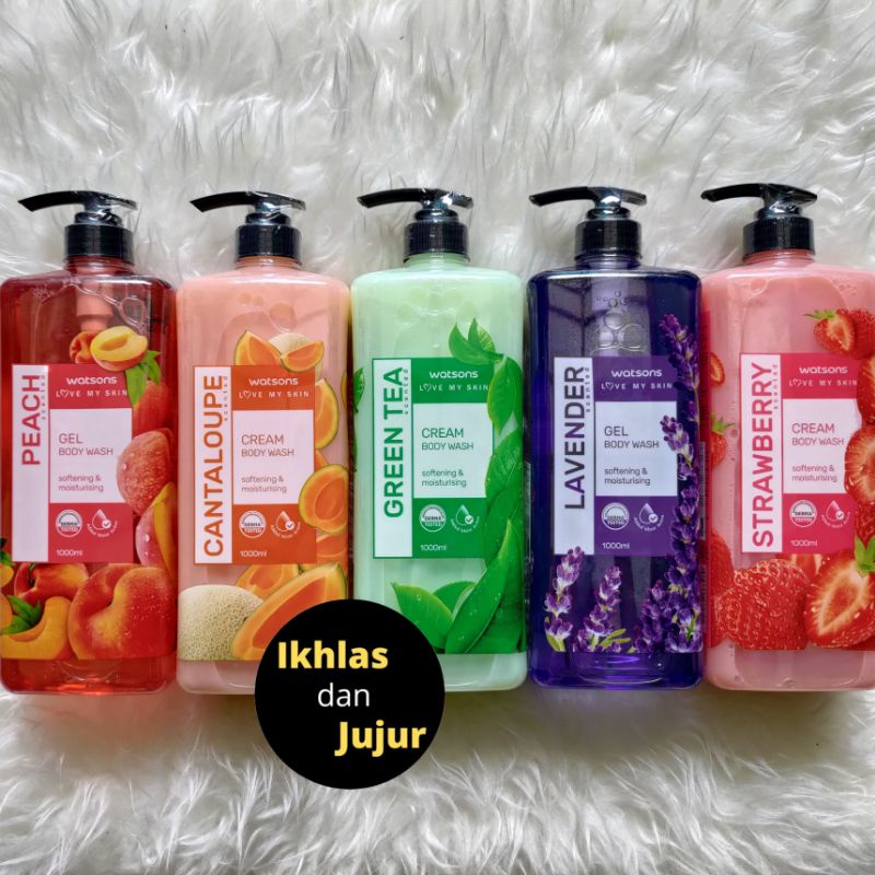 Jual Watsons Body Wash 1000ml 1000 ml Sabun Mandi Cair | Shopee Indonesia