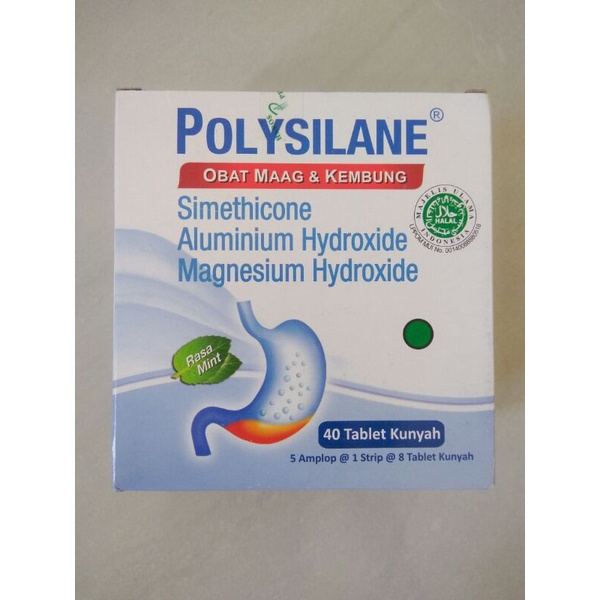 Jual POLYSILANE TABLET / OBAT MAGH / SAKIT MAGH / ASAM LAMBUNG ( 5 ...