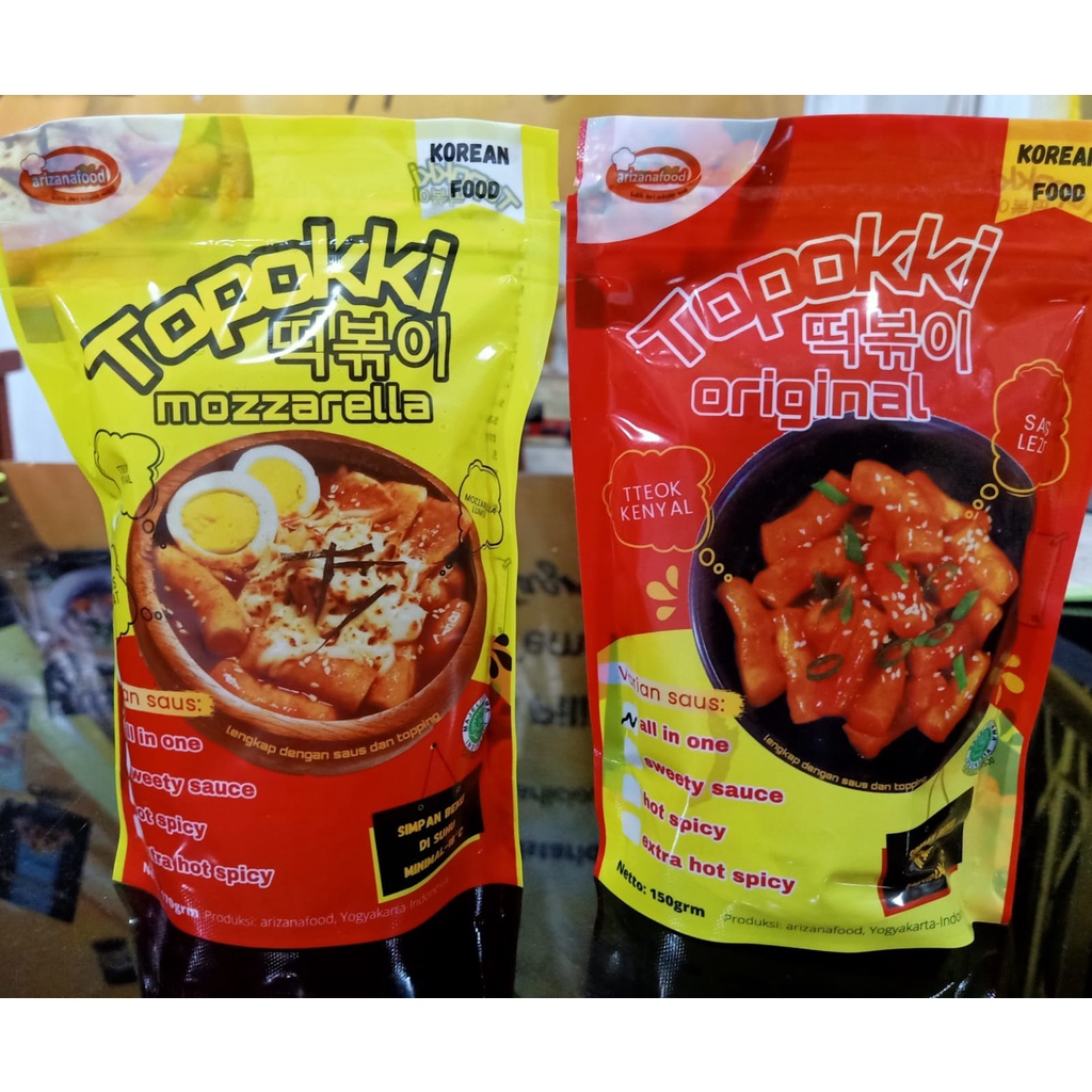 Jual TOPPOKI ORIGINAL / TOPPOKI MOZARELA | Shopee Indonesia