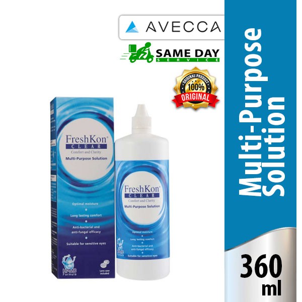 Jual Freshkon Clear Multi-purpose Solution 360ml / Cairan Softlens ...