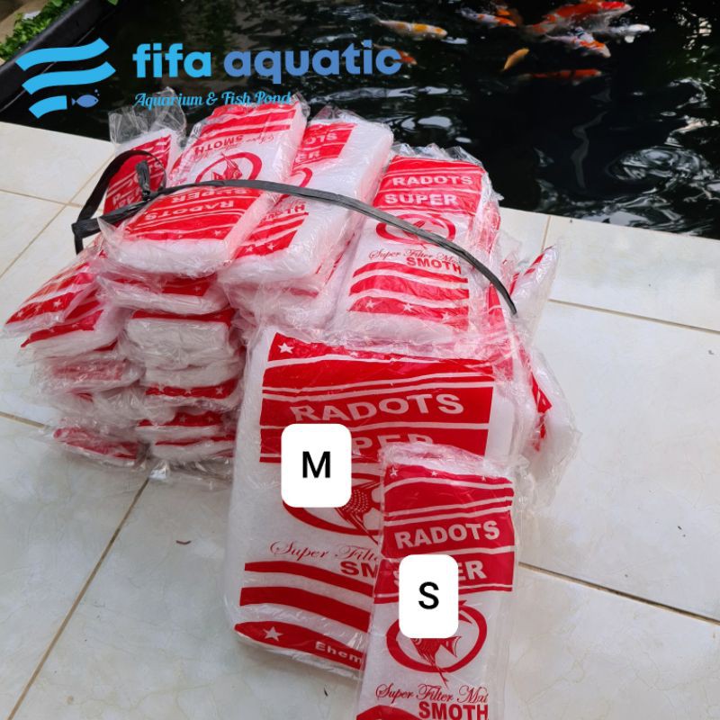 Jual Kapas Filter Akuarium Murah Radot Super 30x10cm (S) | Shopee Indonesia