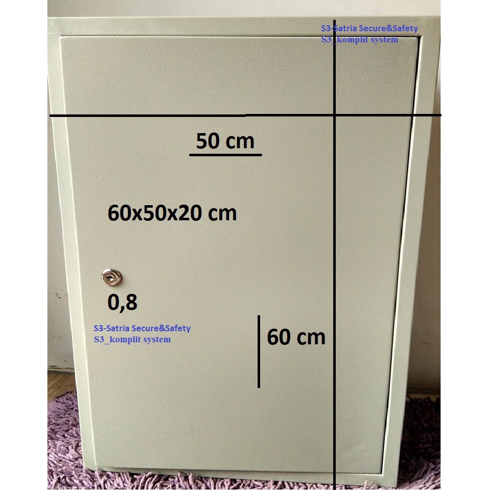 Jual Box panel bahan plat 60x50x20 / Box metal enclosure Indonesia ...