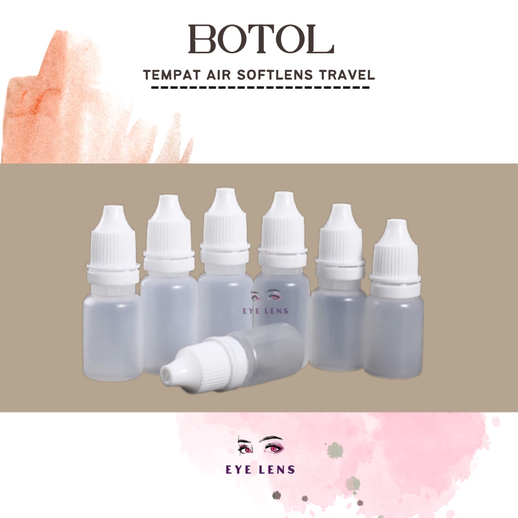 Jual BOTOL KOSONG KECIL UNTUK TEMPAT AIR SOFTLENS / TETES SOFTLENS ...
