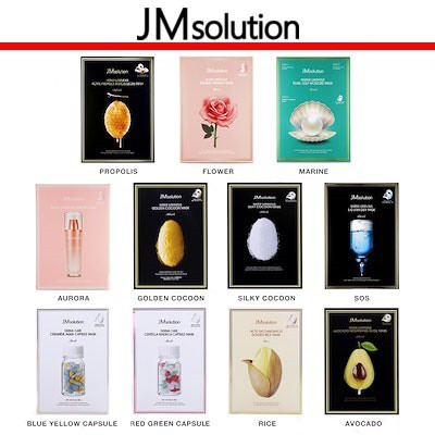 Jual JM Solution Face Mask Masker Wajah Sheet Mask Moisturizer JM Mask ...