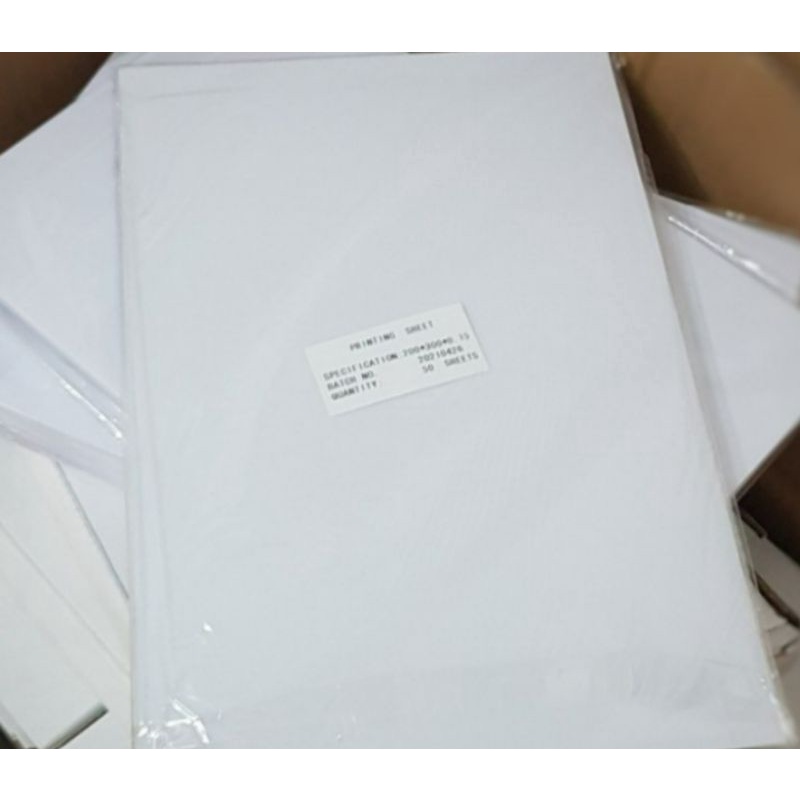 Jual Bahan Kertas PVC ID Card Instan OVERLAY Kertas Mirorr ( Harga ...