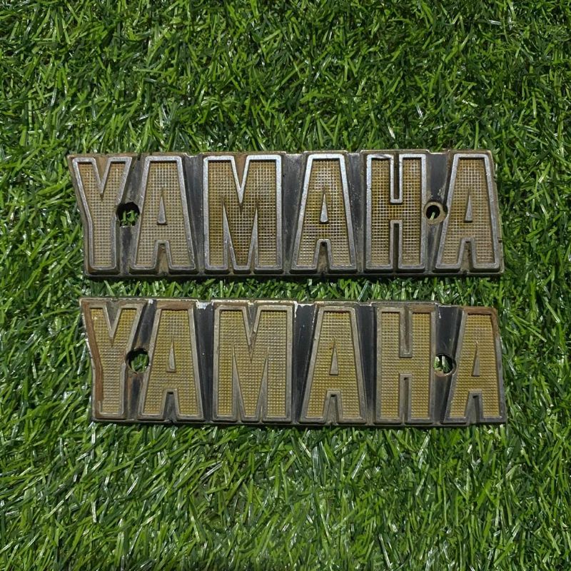 Jual emblem logo lambang tangki tengki tank emblem yamaha RX 100 ...