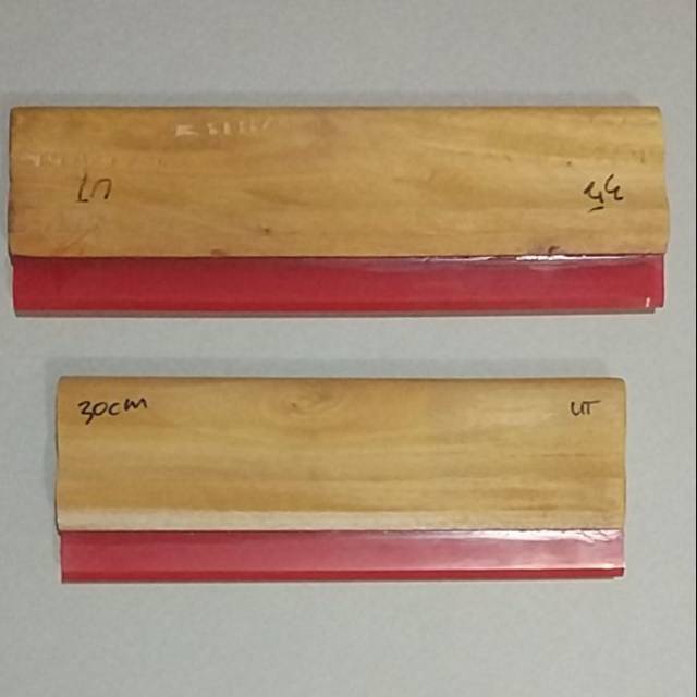 Jual Rakel Sablon Gagang Kayu Karet Lancip | Shopee Indonesia
