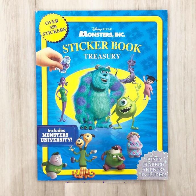 Jual Disney and Pixar Monsters Inc Sticker Book Treasury 350 Sticker ...