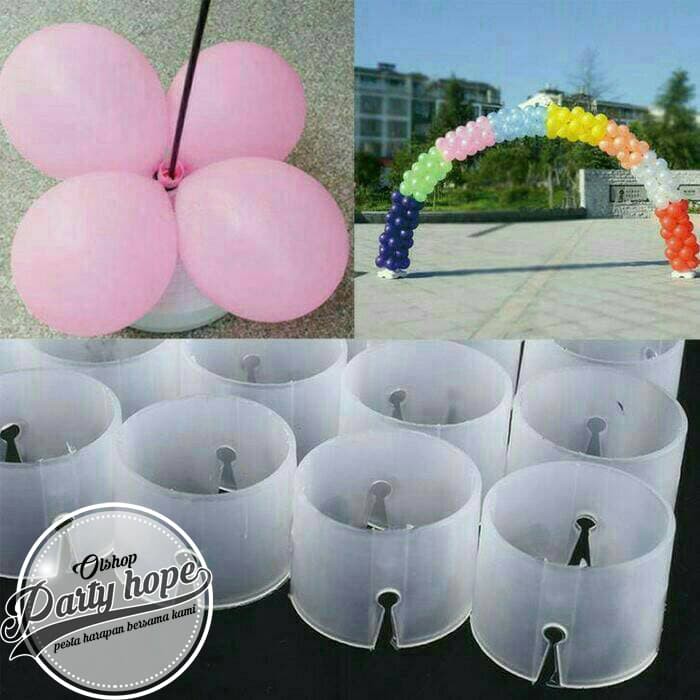 Jual klip balon / klip anulus / klip balon gate / pengait balon ...