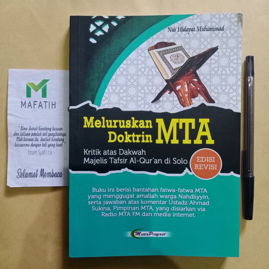 Jual Buku Meluruskan Doktrin Mta Kritik Atas Dakwah Majelis Tafsir Al