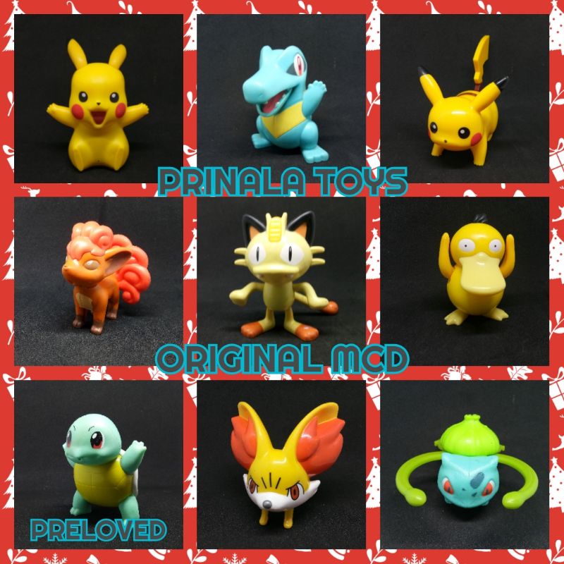 Jual Happy Meal McDonalds Pokemon Action Figure pokemon pikachu pokeball mcd Mainan Pokemon ...