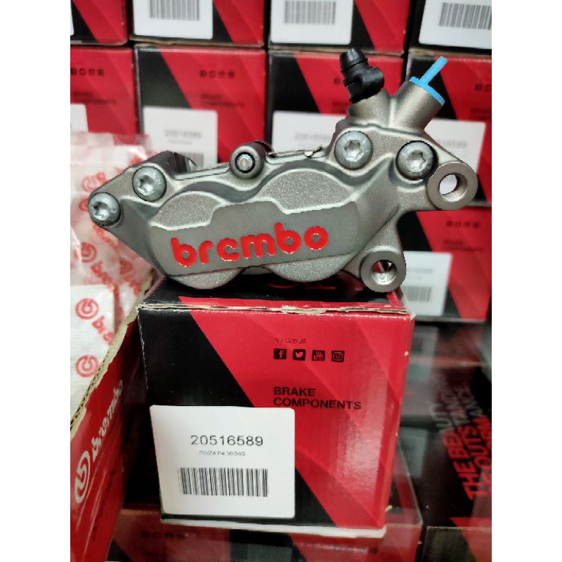 Jual Caliper Brembo 4 Piston 1 Pin Depan Kanan | Shopee Indonesia