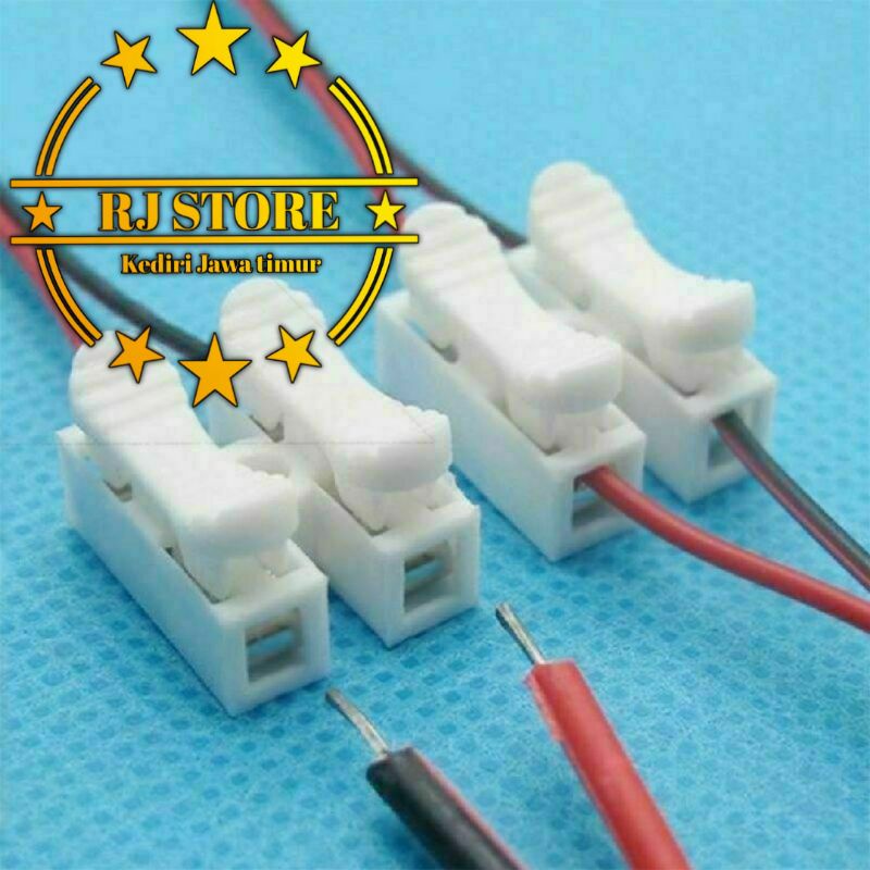 Jual Quick Connect 2 Wire Connector Spring Terminal Sambungan Kabel ...
