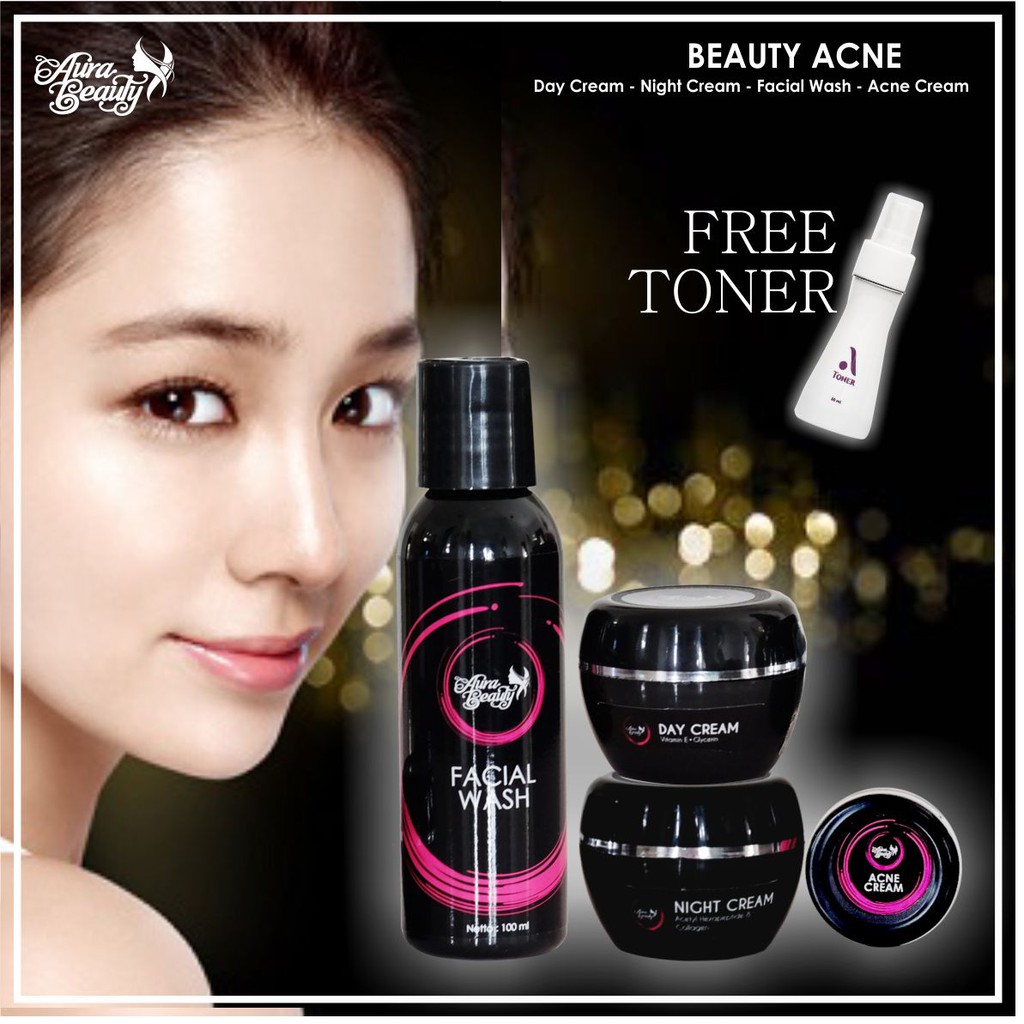 Jual Aura Beauty Cream Penghilang Jerawat Cepat Tanpa Bekas Jerawat ...