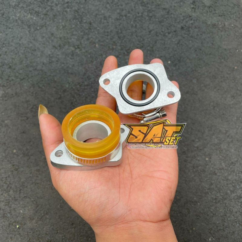 Jual intake manifold manipol teplon karbu tiger pnp cb gl mp tiger | Shopee Indonesia