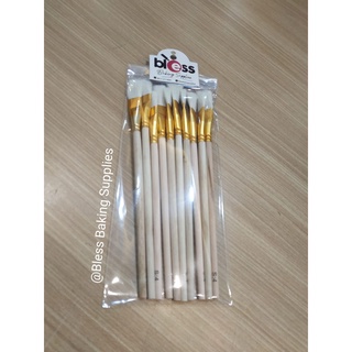 Jual KUAS KAYU NASTAR / KUAS NASTAR BAGUS / KUAS KUE ISI 10 PCS ...
