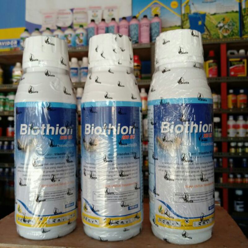Jual Insektisida BIOTHION 200EC 400ML Triazofos 200g/l PEMBASMI LALAT ...