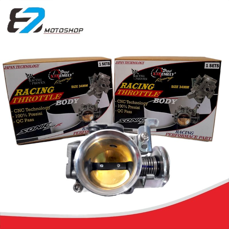 Jual Throttle Body TB XTR SONIC GTR CBR 150 LED CB 150 R LED 34 mm 36mm 34 36 Indonesia|Shopee ...