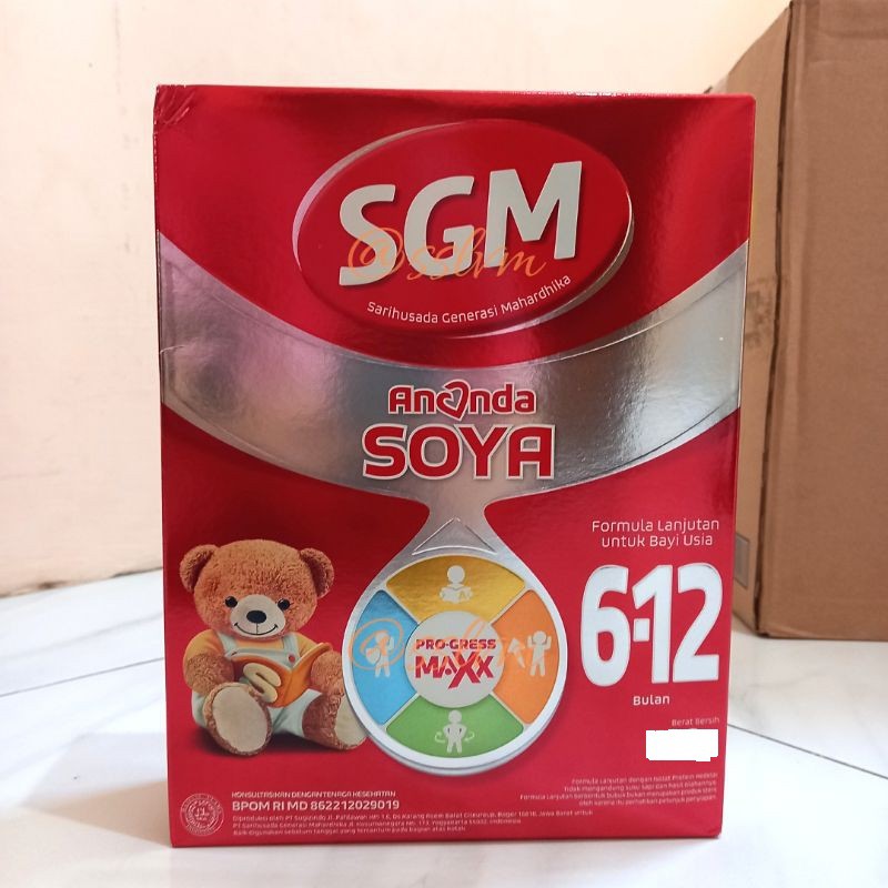 Jual SGM Ananda 2 Soya 6-12 Bulan Box 400gr / 400 gr SUSU FORMULA | Shopee Indonesia