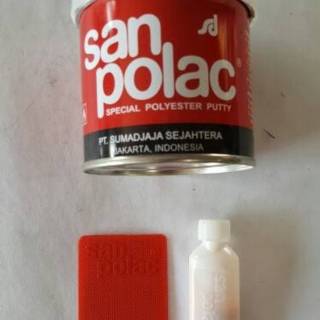 Jual Dempul Polyester Serbaguna Sanpolac San Polac 250gram Indonesia ...