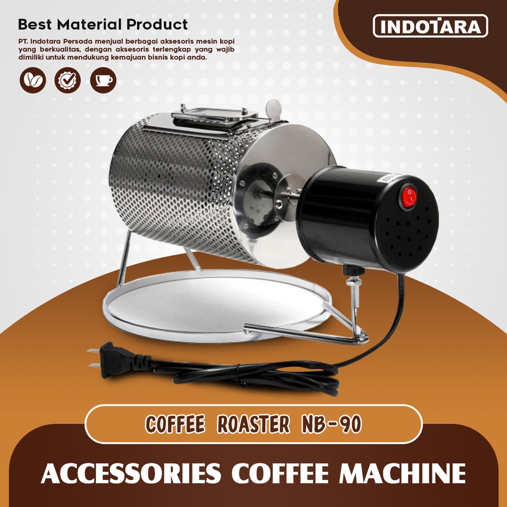 Jual Coffee Roaster Stainless Steel / Alat Roasting Kopi - NB90 ...