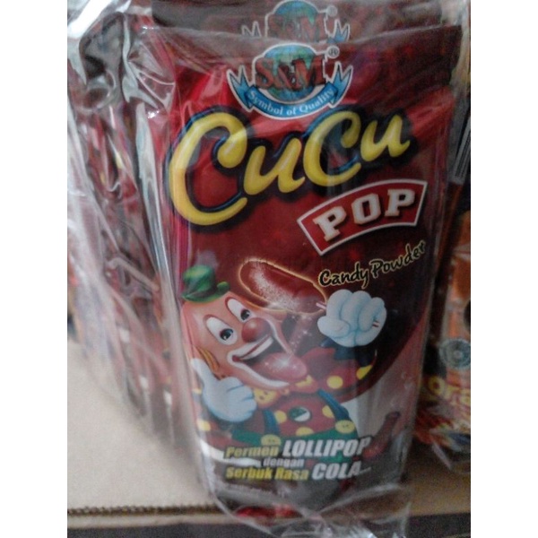 Jual Permen lolly serbuk Cucu Pop renteng 9gr | Shopee Indonesia