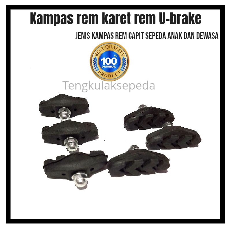 Jual Kampas Sepeda Anak Bmx, Mini, Pederal Kampas Karet Rem Jenis U-brake/Capit | Shopee Indonesia