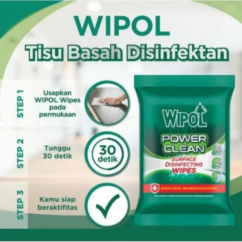 Jual WIPOL MULTISURFACE WIPES ISI 10 PCS | Shopee Indonesia