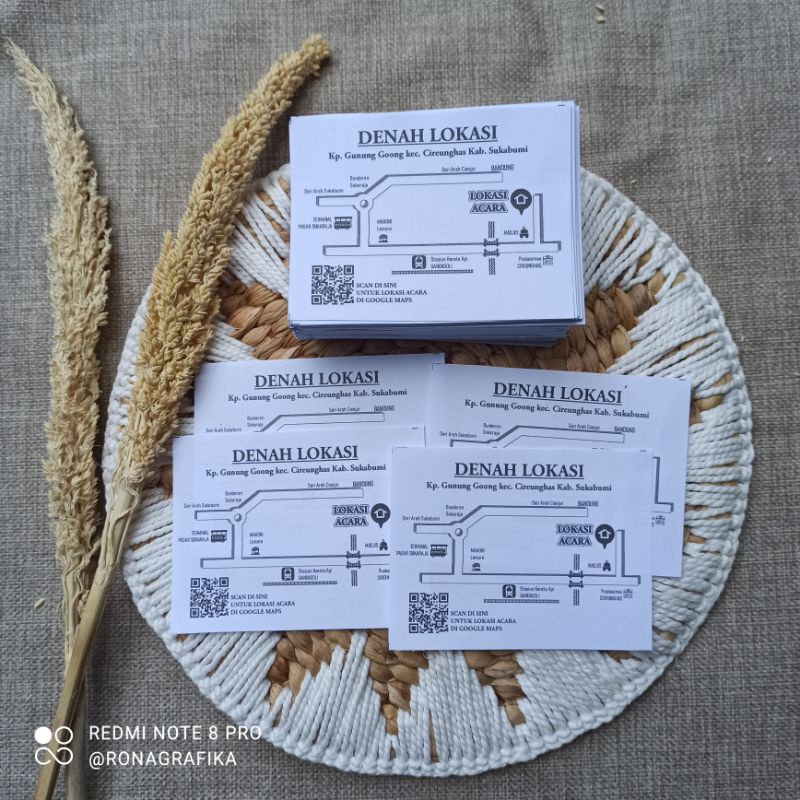 Jual CETAK DENAH UNDANGAN HVS | Shopee Indonesia