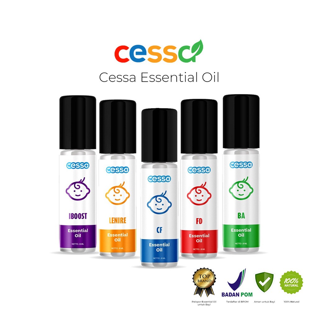 Jual Cessa Essentials Oil baby Pereda Batuk Pilek Bayi Cesa Biru Minyak ...
