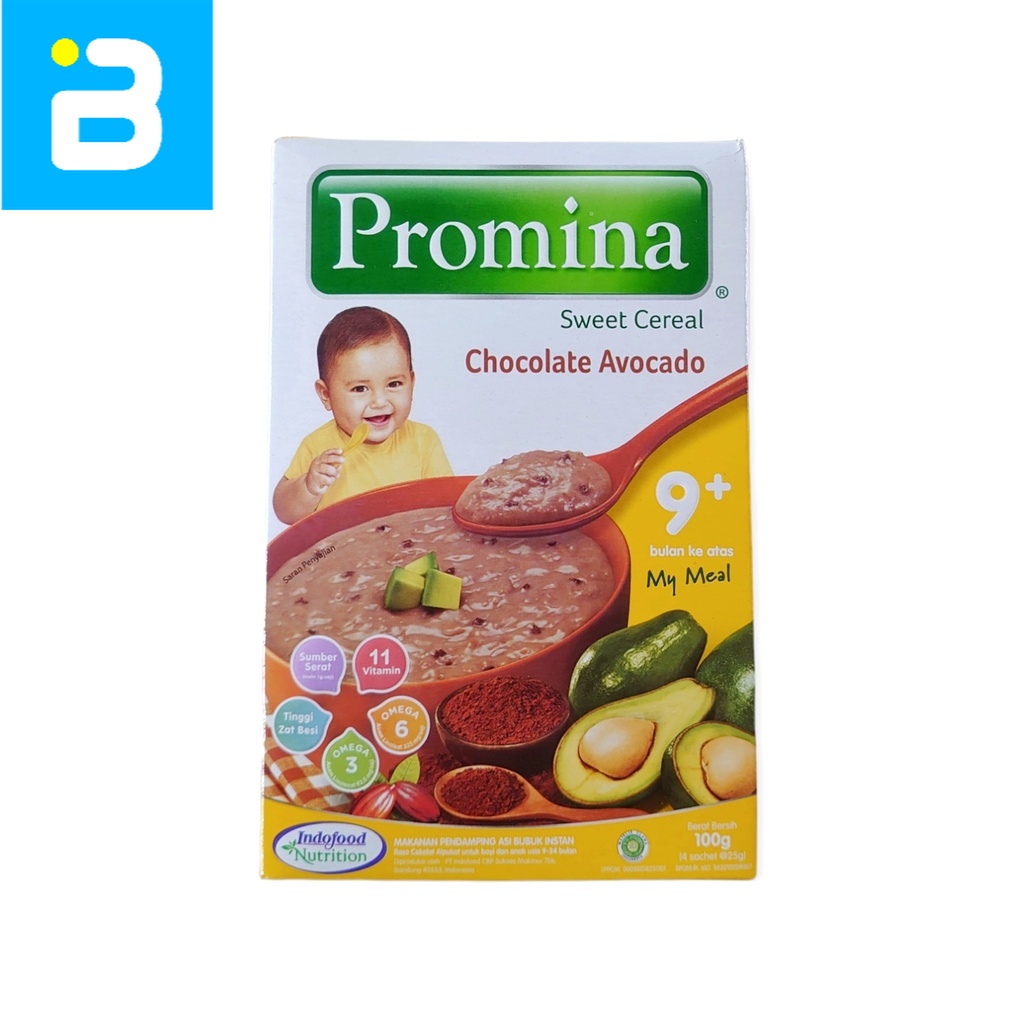 Jual Promina 9+ Sweet Cereal Chocolate Avocado 100 G | Shopee Indonesia