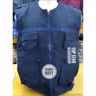 Jual Rompi Vest PDH Kerja Komunitas PDL Proyek Bordir Lapangan Safety ...