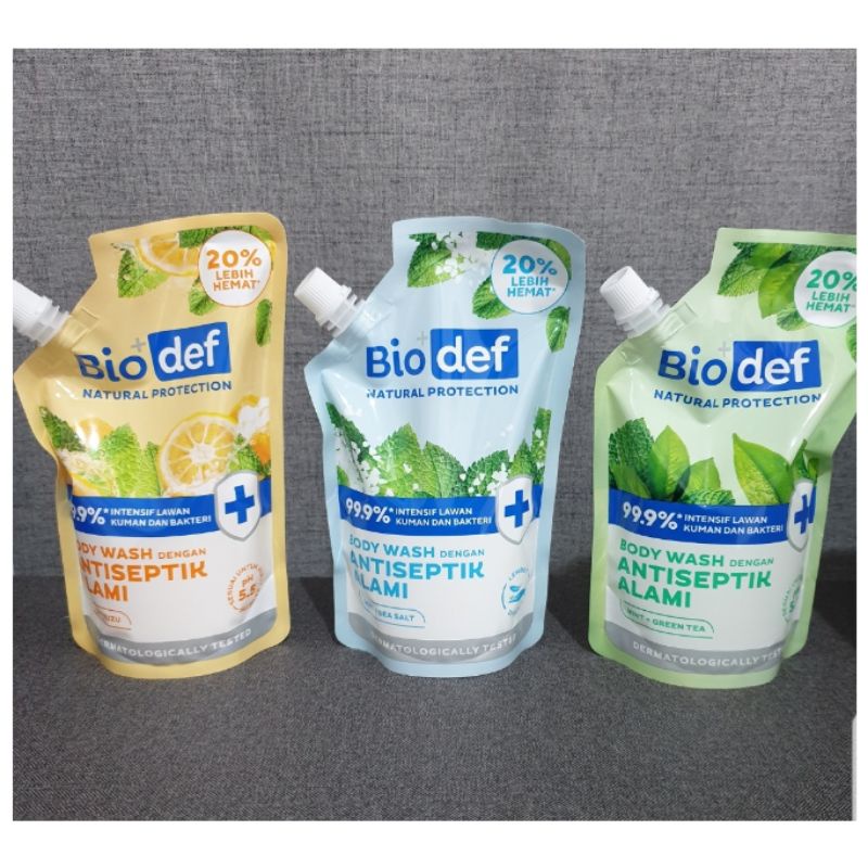 Jual BIODEF BODY WASH SABUN MANDI DENGAN ANTISEPTIK ALAMI 400 ML ...