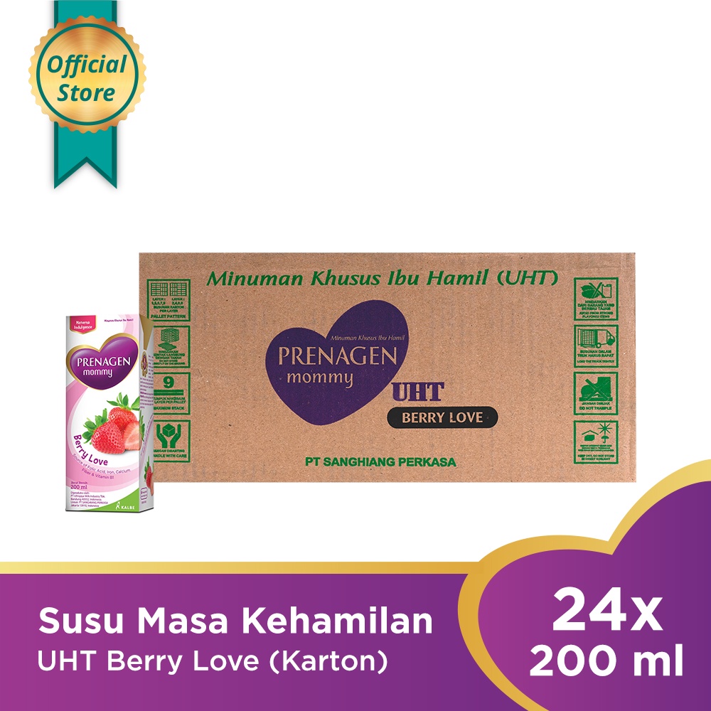 Jual PRENAGEN Mommy UHT Berry Love Karton | Shopee Indonesia