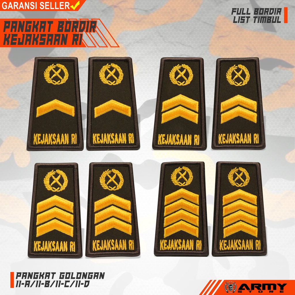 Jual pangkat kejaksaan tata usaha golongan 2A 2B 2C 2D | Shopee Indonesia