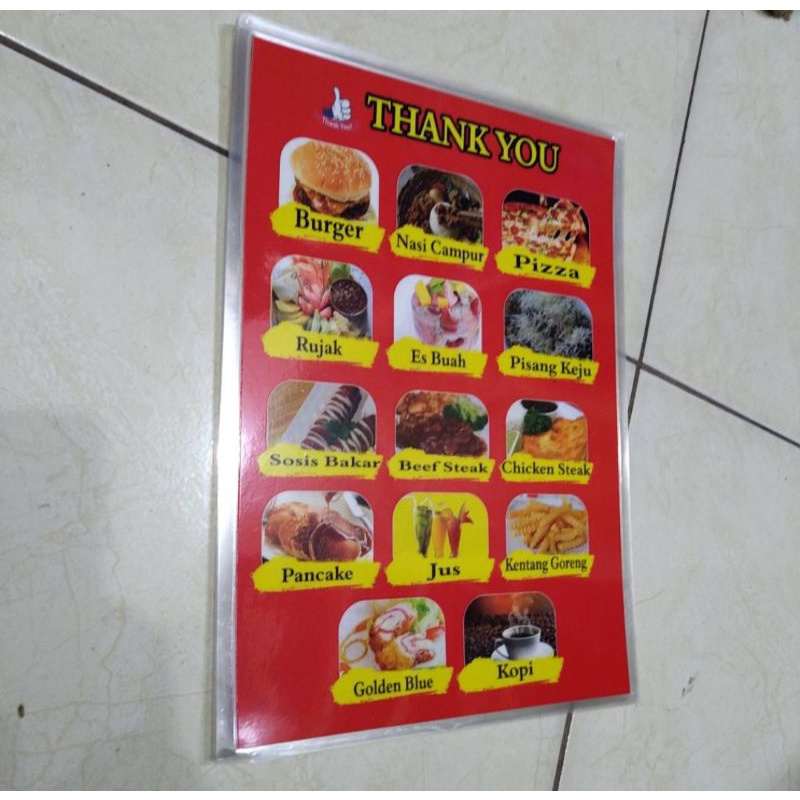 Jual Cetak Daftar menu | Shopee Indonesia
