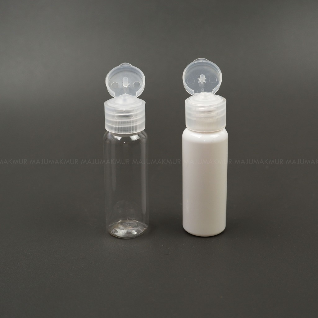 Jual Botol Fliptop 20ml PET+Tutup Fliptop Natural | Shopee Indonesia