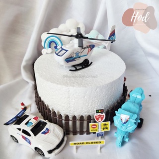 Jual Topper Mobil Polisi Hiasan Kue Tema Lalu Lintas Police Car ...