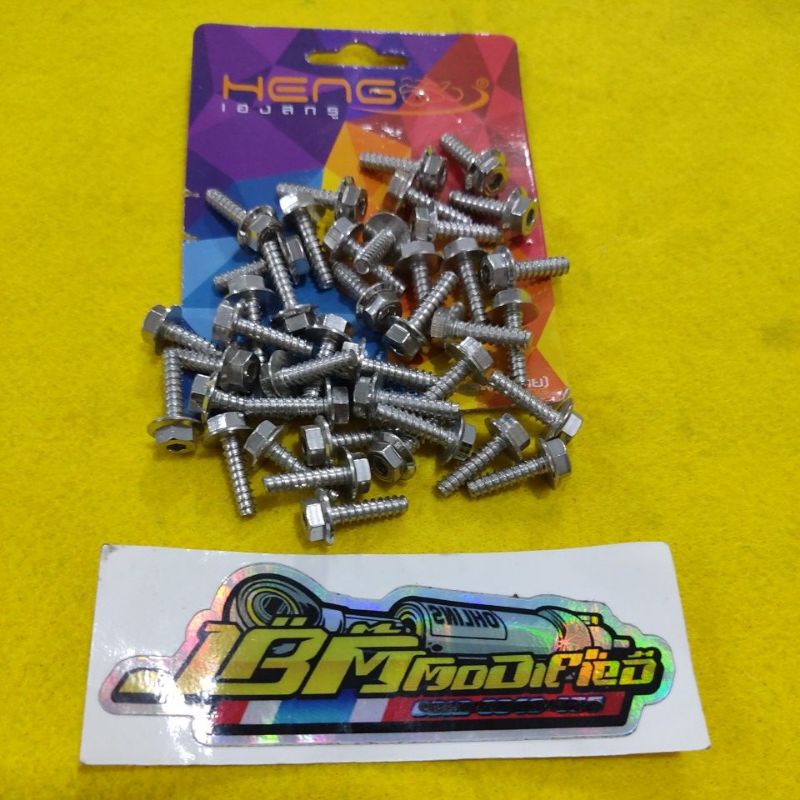 Jual Baut Probolt Body 2 kunci Honda Stenlish By Heng Original Thailand ...
