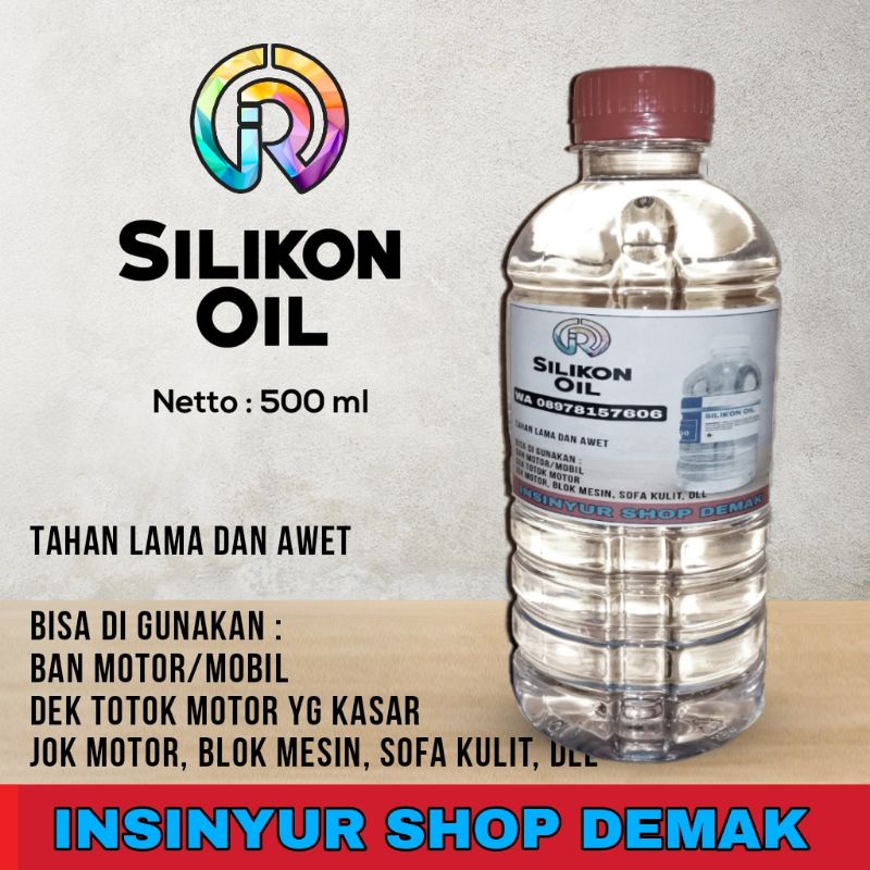 Jual SILICONE OIL SEMIR BAN BODY MOTOR/MOBIL 500 ML | Shopee Indonesia