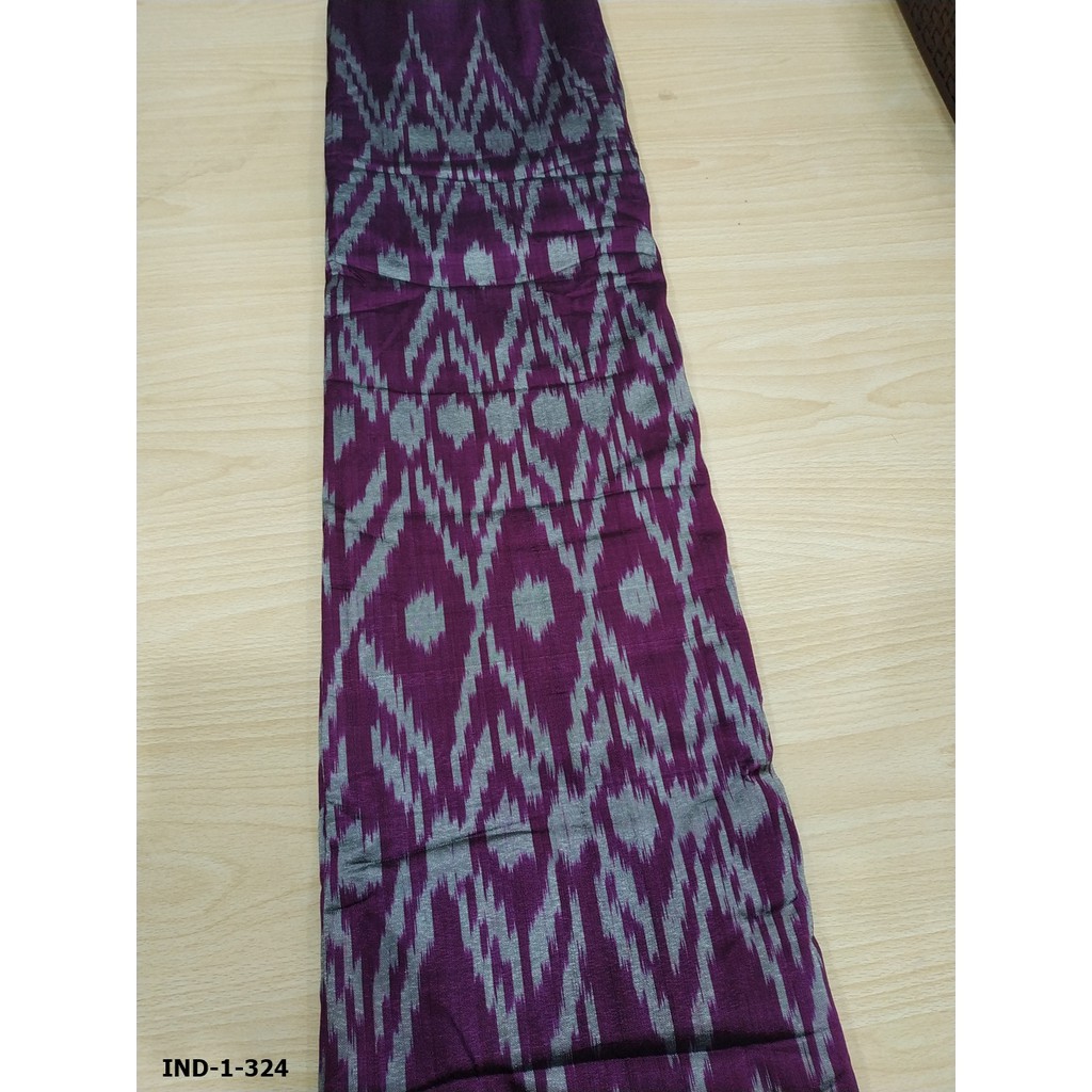 Jual Kain Tenun Ikat Sutra Bugis Makassar Magenta - Tenun Sengkang IND ...