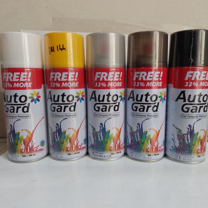 Jual CAT SEMPROT / SPRAY PAINT AUTOGARD 400 ML | Shopee Indonesia