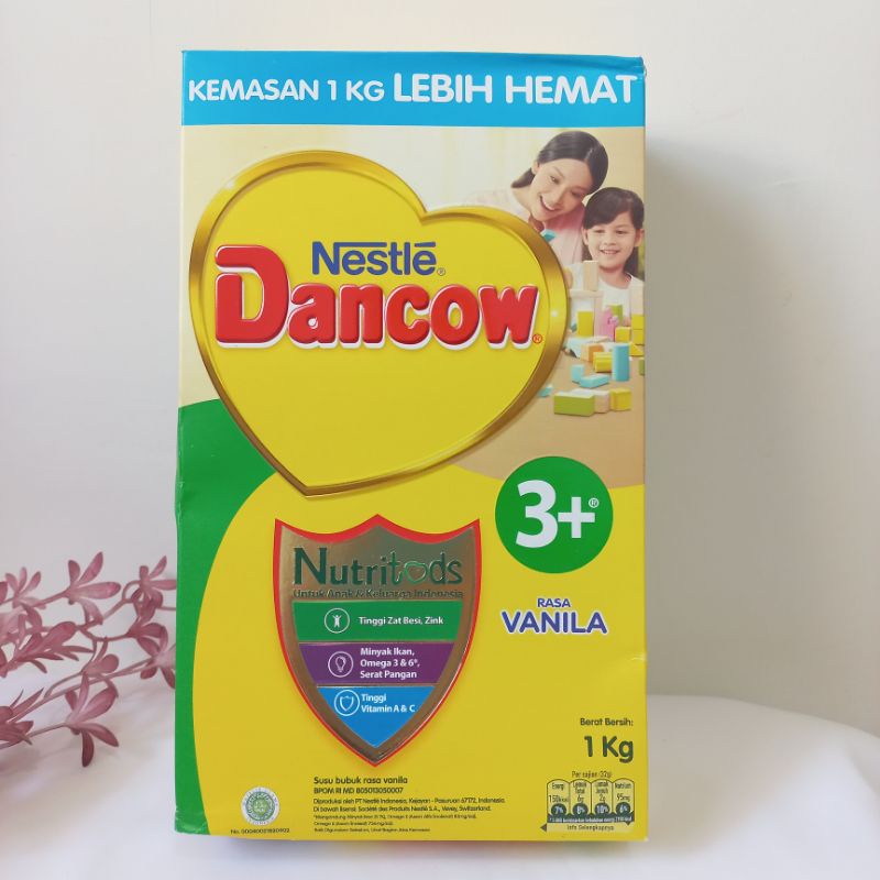 Jual Nestle Dancow 3+ Nutritods Susu Pertumbuhan Rasa Vanila dan Madu 3 ...