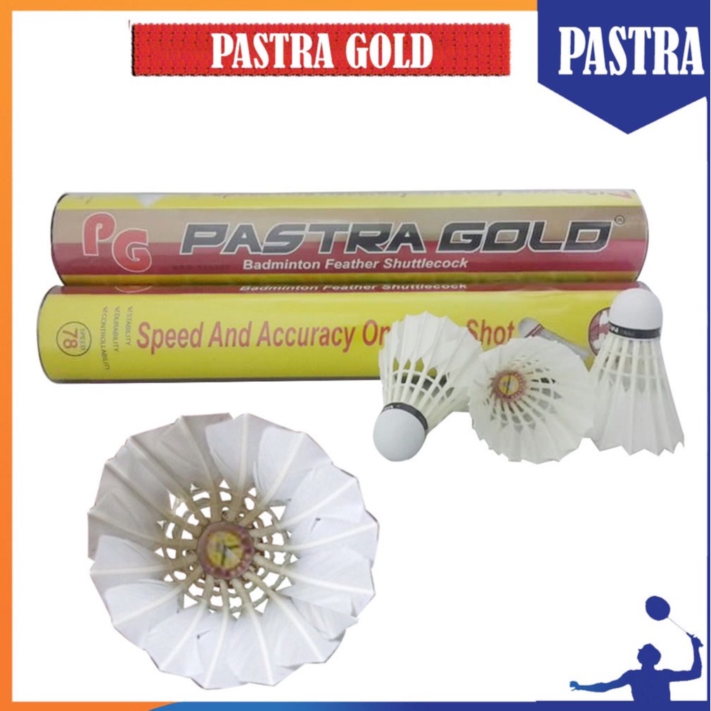 Jual Pastra Gold Kok Pastra Kock Shuttlecock Kok Badminton Original ...