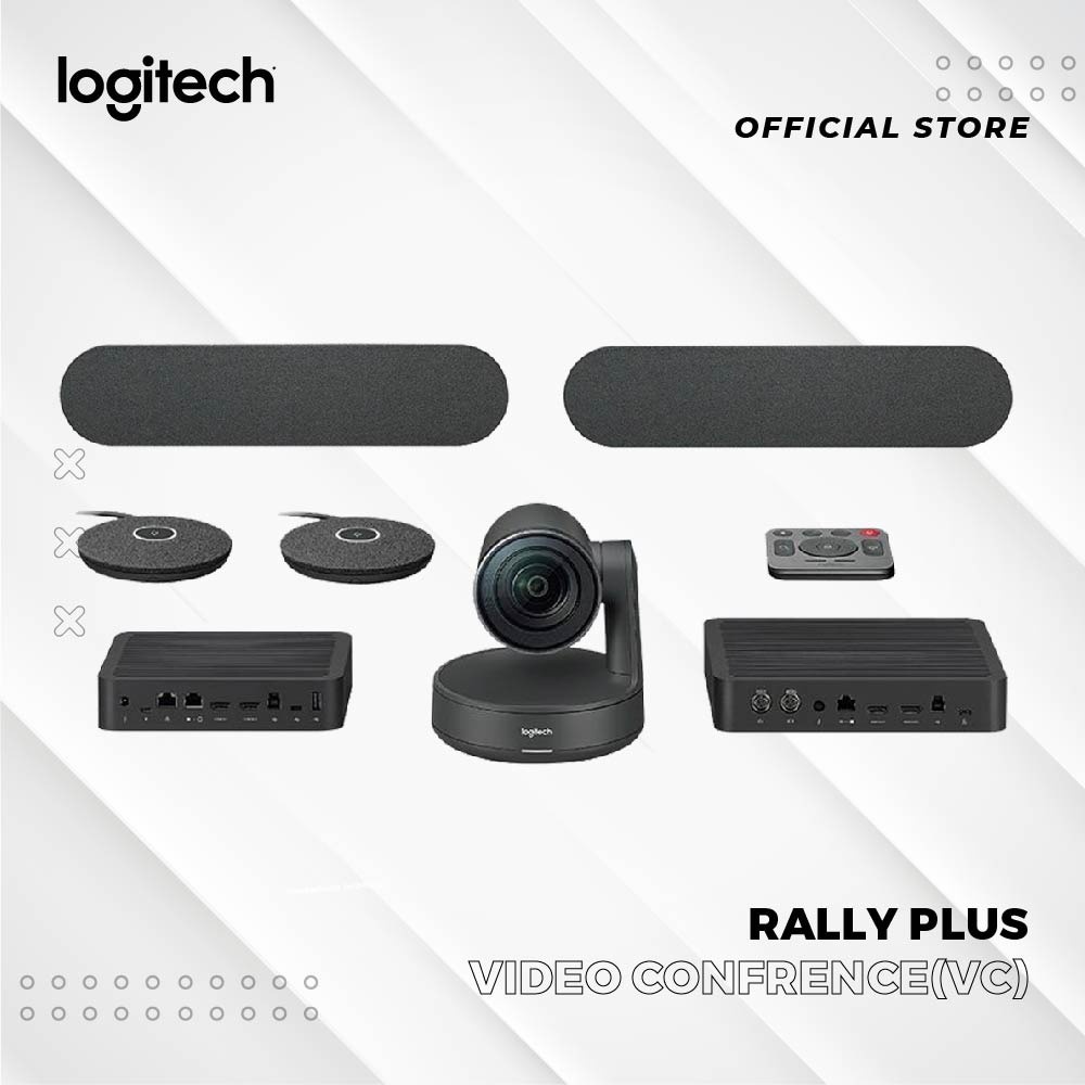 Jual Logitech Rally Plus System Ultra-HD Video Conference - ORI Garansi ...