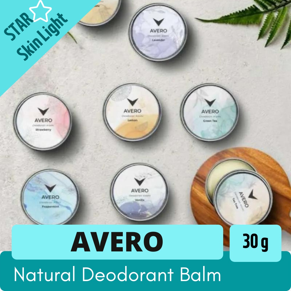Jual AVERO Natural Deodorant Balm - Solid Deo Balm Tanpa Alkohol ...